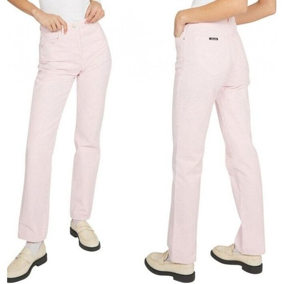 ROLLA'S | Jeans | Rollas Womens Classic Straight 9s Pink Jeans Sz 29 ...